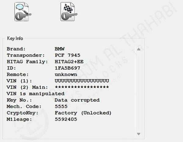 3452819-01 IYZKEYR5602 Mini Cooper Remote Key 433MHz