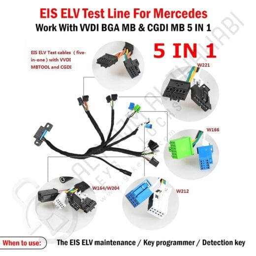 EIS ELV Test Line Cables For Mercedes Benz 5 IN 1