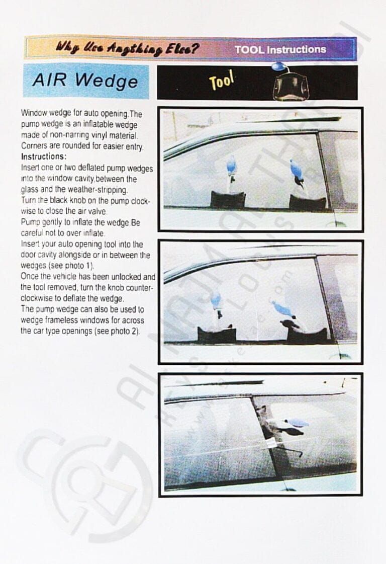Car Door Opening Air Wedge Small Size
