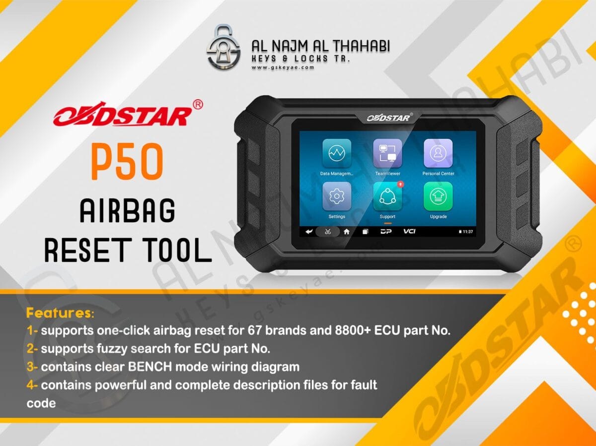 OBDSTAR P50 Airbag Reset Tool Free Update Online